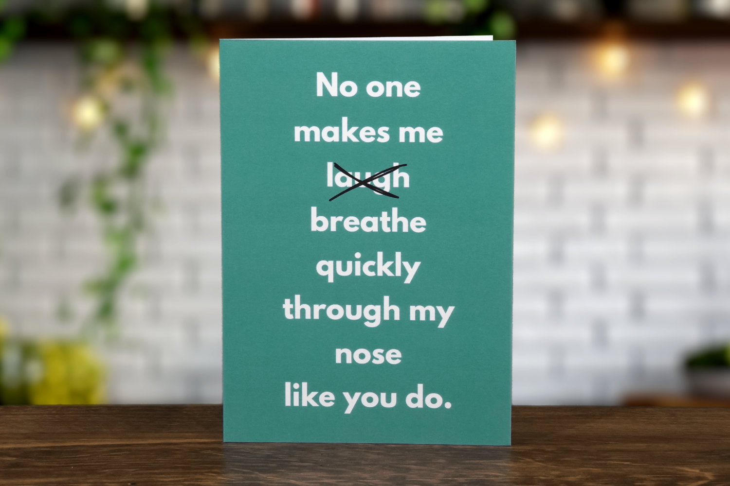 Breathe Through Nose Card - Cards That Don't Suck™ – Minimalist Studio