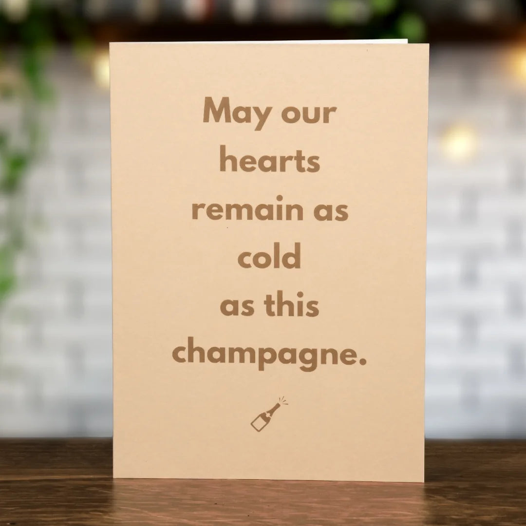 Cold Champagne Card - Cards That Don't Suck™ – Minimalist Studio