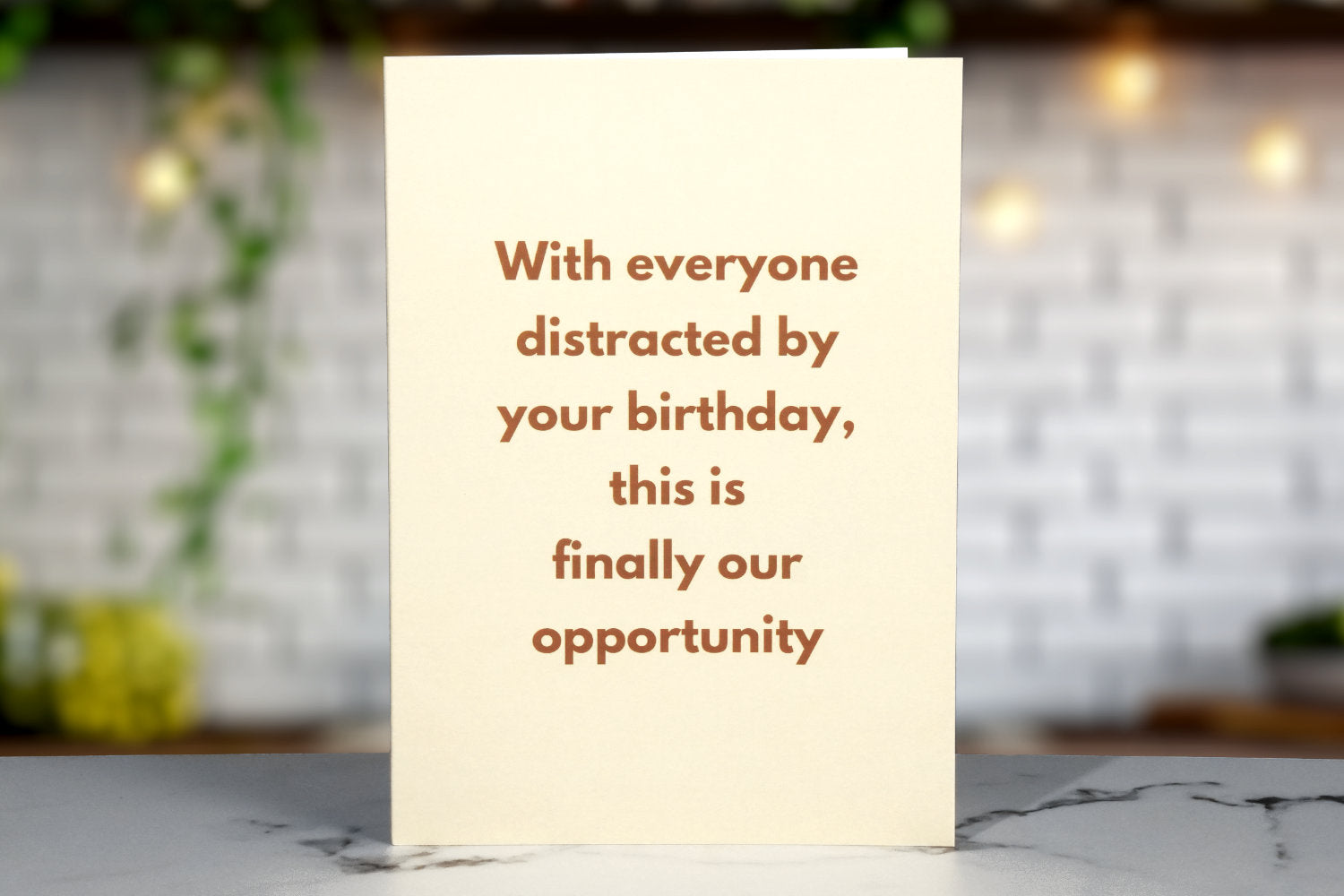 Distracted Birthday Card | Cards That Don't Suck™ - Minimalist Studio