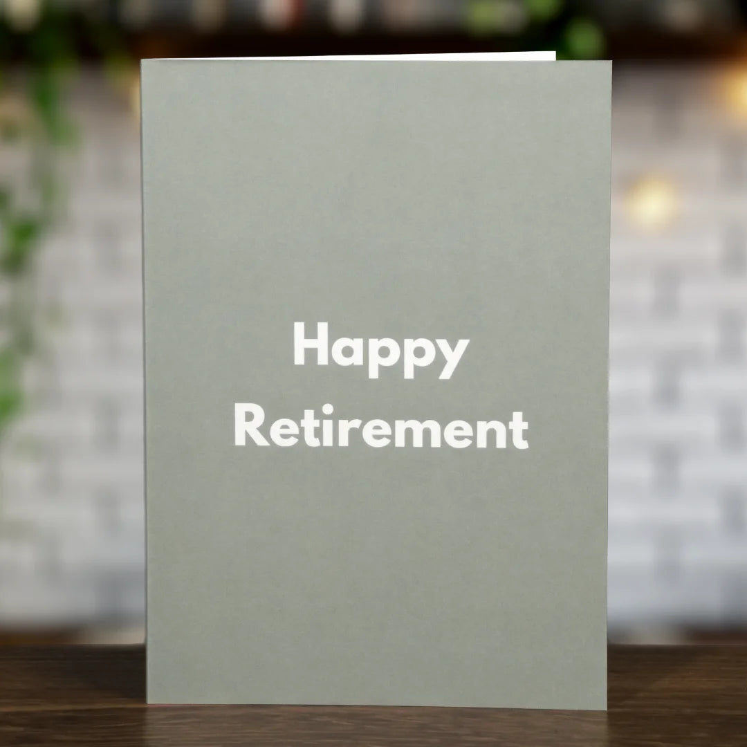 Happy Retirement Card - Cards That Don't Suck™ – Minimalist Studio