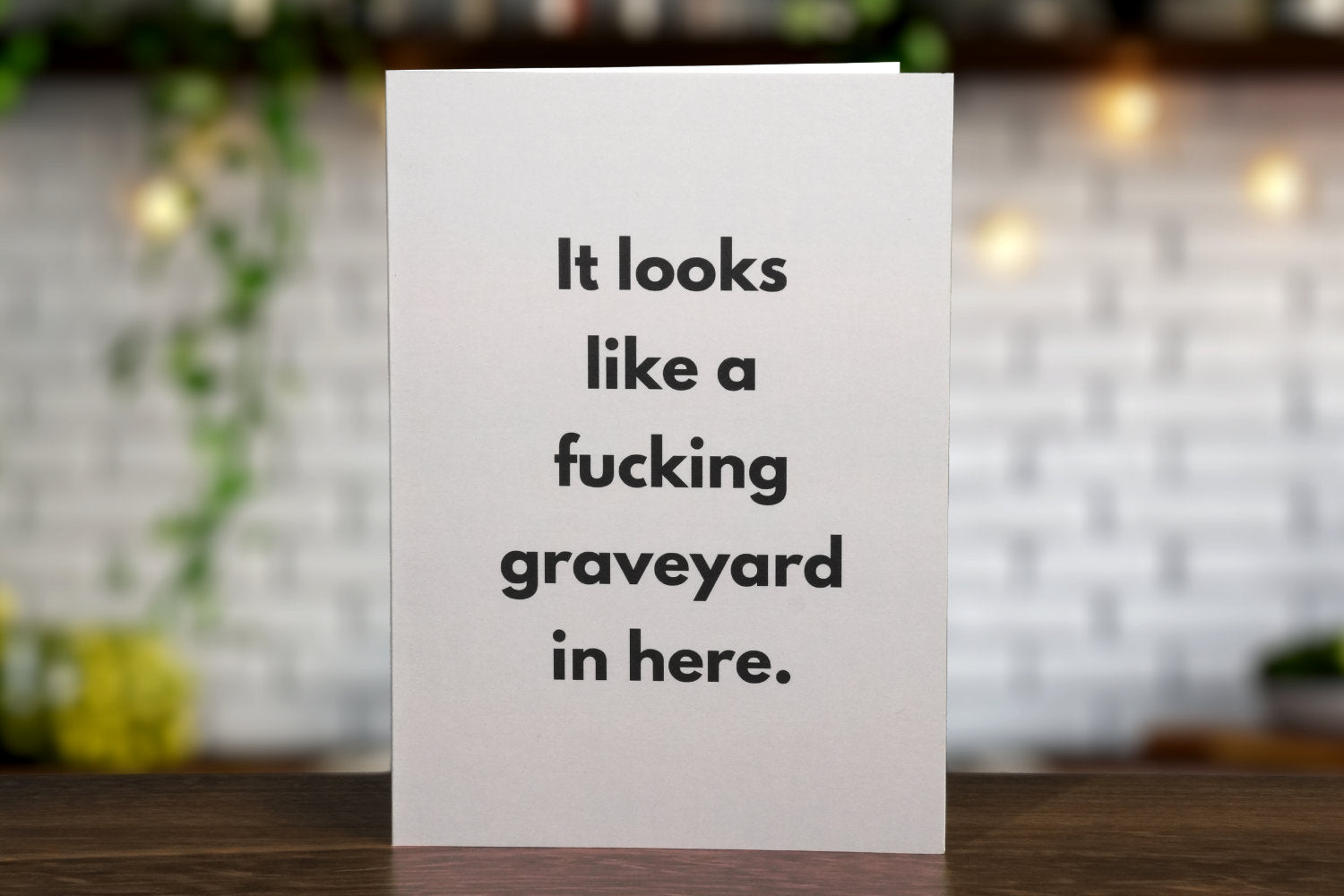 Looks Like a Graveyard Card | Cards That Don't Suck™ - Minimalist Studio