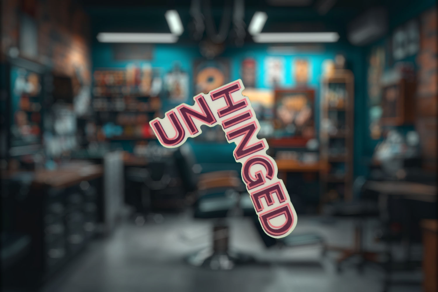 Unhinged Temporary Tattoo - Minimalist Studio